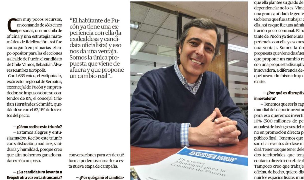 Sebastián Álvarez: "El triunfo del domingo fue de la ciudadanía que ...